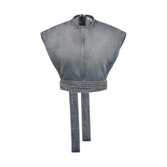 Alaia Top - - Tops - Damen - Blau - S