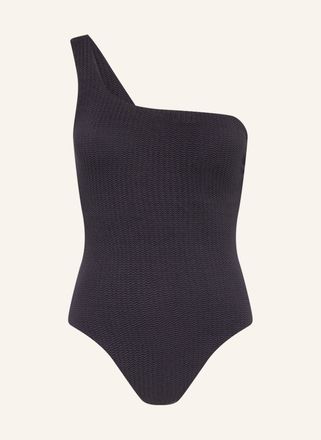 Seafolly One-Shoulder-Badeanzug Sea Dive schwarz