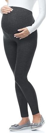 Be Mammy Leggings de Grossesse en Viscose Opaques, vêtements de maternité, Parfaits pour pour Les Femmes Enceintes 02 (Mélange Foncé, 4XL)