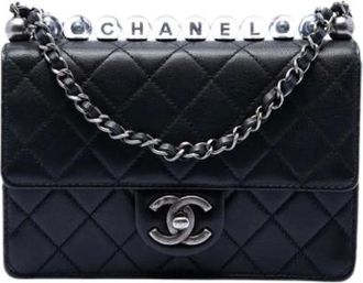 Chanel Pre-owned Vintage Quilted Crossbody Bag - Femme - Pre-owned - Noir - Taille: ONE Size