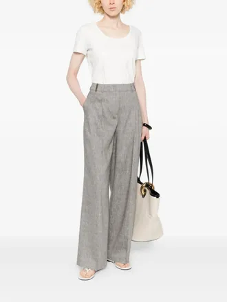 PESERICO Womens Pleated Trousers Ss26 W