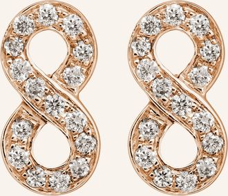 Cada Cada Ohrstecker Tiny Infinity rosegold