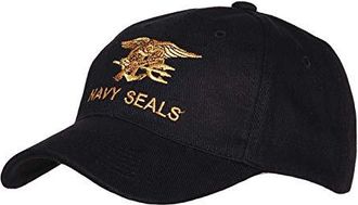 Fostex Casquette de Baseball Brodée Navy Seals (Noir)