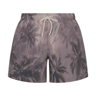 Palm Angels Sunset Palms Badeshorts - - Swimwear - Herren - Mehrfarbig - XL
