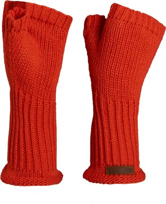Knit Factory Cleo Handstulpen - Grenadine Red - One Size