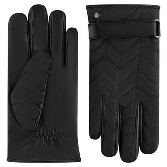 Roeckl Herren Talvik Lederhandschuhe, Black, 9.5