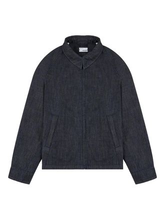 Incotex veste en jean à poches passepoilées - Bleu