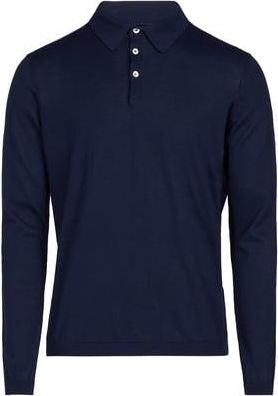 Fa&ccedil;onnable Polo manches longues en coton