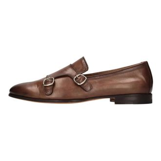 Santoni Mokassin aus Leder - - Shoes - Herren - Braun - 41 EU