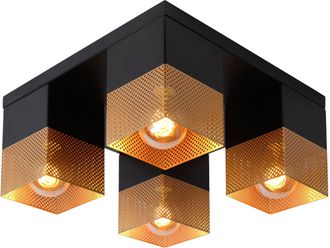 Lucide RENATE - Deckenleuchte - 4xE27 - Schwarz