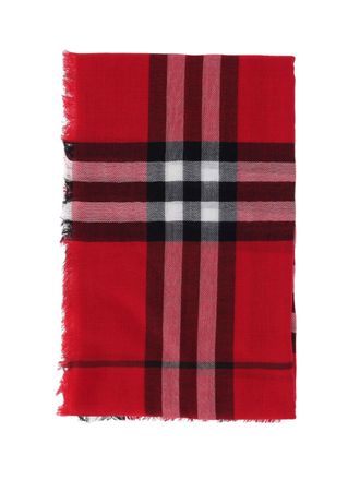 Burberry Check Wool Scarf