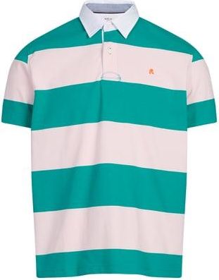 Replay Polo manches courtes &agrave; rayures en coton