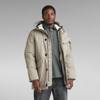 G-Star Vodan Padded Hooded Parka - Grau - Herren