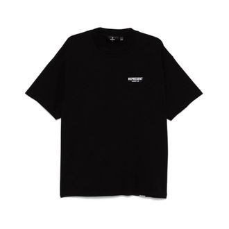 Represent T-Shirt aus Baumwolle mit Grafikprint - - Tops - Herren - Schwarzk - L
