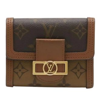 Louis Vuitton Portefeuille Tri-fold Vintage Pre-owned - Femme - Pre-owned - Brun - Taille: ONE Size