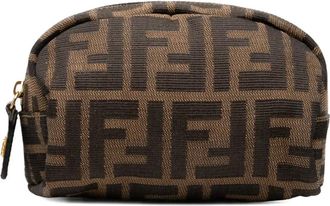 Fendi pochette en toile Zucca 20e siècle - Marron