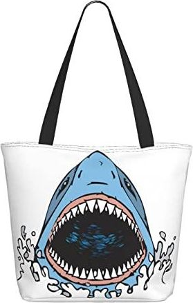 AOOEDM Sac &agrave; provisions pour femme Animal-Shark 33 x 28 x 19 cm. Le cadeau parfait pour la Saint-Valentin. Cest de la Saint-Valentin pour maman, fille, &eacute;pous