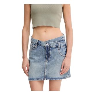 Guess Gaia Denim Skirt - - Skirts - Damen - Blau - W25