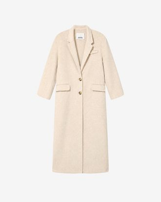 Isabel Marant Manteau Clesa En Laine - Femme - Sable - Taille34 - Isabel Marant