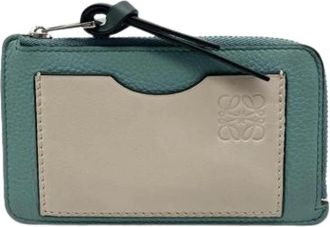Loewe Porte-monnaie/Bo&icirc;te &agrave; monnaie Pre-owned - Femme - Pre-owned - Bleu - Taille: ONE Size