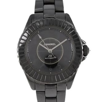 Chanel Montre-bracelet vintage en c&eacute;ramique Pre-owned - Femme - Pre-owned - Noir - Taille: ONE Size