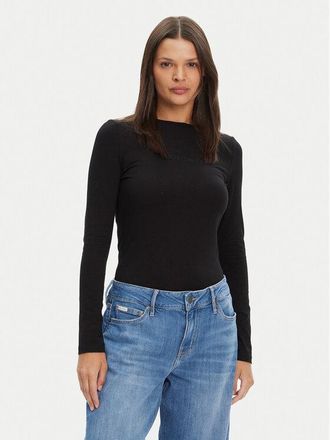 Guess Bluse W4YI22 J1314 Schwarz Regular Fit