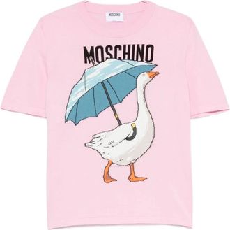 Moschino Femme, Tops, Rose, Taille: 38 FR T-shirt