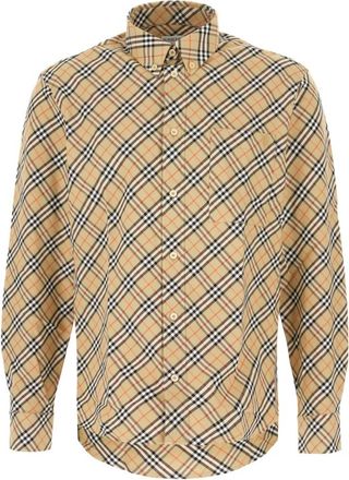 Burberry Homme, Chemises, Beige, Taille: M Chemises &Eacute;l&eacute;gantes pour Hommes et Femmes