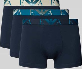 Emporio Armani Trunks im 3er-Pack mit elastischem Logo-Bund