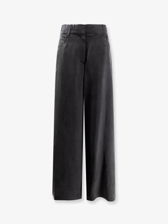 Alysi Lyocell and cotton trousers - ALYSI - gender_Woman