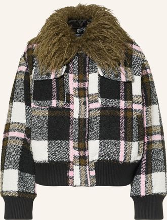 Essentiel Blouson Kpop Mit Abnehmbarem Kunstfell gruen