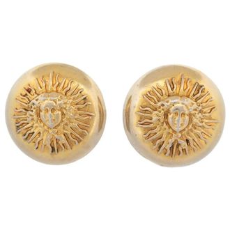 Chanel Ohrringe - VINTAGE CHANEL SONNENK&Atilde;-NIG 1960 CLIP-ON OHRRINGE - Gr. unisize - in Gold - f&uuml;r Damen