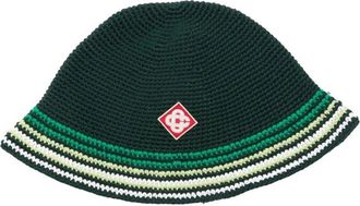 Casablanca Hat Stripe Crochet A. Pf26.Hat.120.01 Green