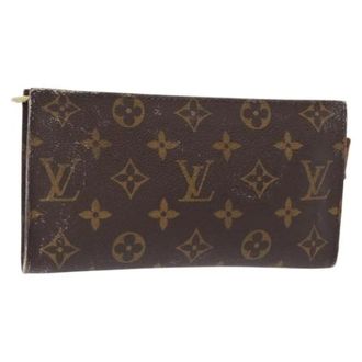 Louis Vuitton Pochette en toile Pre-owned - Femme - Pre-owned - Brun - Taille: ONE Size