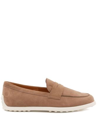 Tod's mocassins en daim - Marron