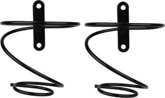 DOITOOL 2 Stück Wandmontiertes Weinregal Metall Einzel flaschenhalter mit Schrauben Platzsparend und Schnell Montierbar Vielseitig für Küche Bar und Restauran