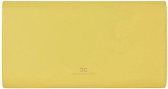 Elisabetta Franchi Femme, Accessoires, Jaune, Taille: ONE Size Bs99A61E2 Pochette en cuir