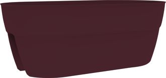 Eda Blumenkasten Osaka 19,5 l Burgunderrot - f&uuml;r Balkon und Gel&auml;nder