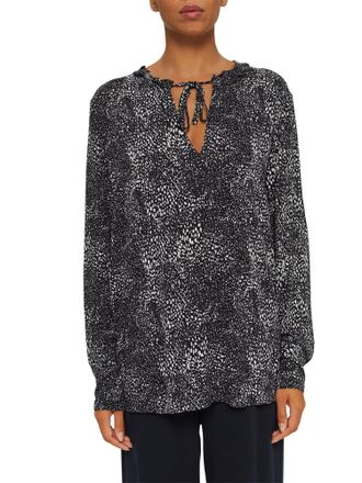 Esprit Damen 111CC1F312 Bluse, 004/BLACK 4, XS