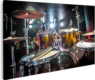 Islandburner Prime Bild auf Leinwand Schlagzeug Konzert Sticks Bühne Lichter Musikaufnahme Bilder Wandbilder Poster