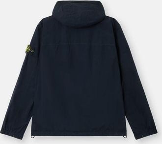 Stone Island Hooded Nylon Jacket - Navy