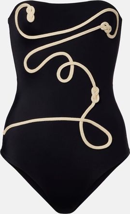 Johanna Ortiz Badeanzug Palmy Texture