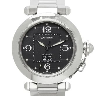Cartier Pre-owned Pasha C Automatic en acier inoxydable - Femme - Pre-owned - Noir - Taille: ONE Size