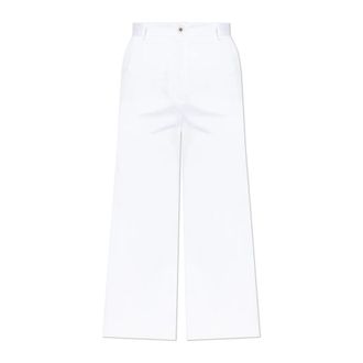 Dolce & Gabbana B&uuml;gelfaltenhose - - Trousers - Damen - Wei&szlig; - 2XS