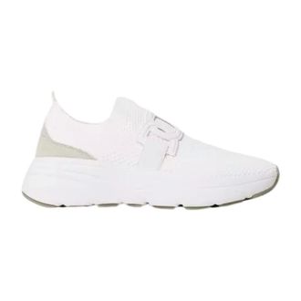 Twinset Femme, Chaussures, Blanc, Taille: 41 EU Baskets de course blanches avec Oval T