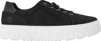 Timberland Laurel Court Sneaker f&uuml;r Damen, Niedrig geschnitten, Plattform-Absatz (Schwarz)