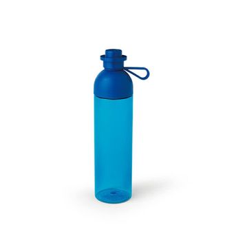 Room Copenhagen 4043 Trinkflasche Lunch System 740 ml, PP, Tritan, Silicone, Transparent Blau, Gro&szlig;
