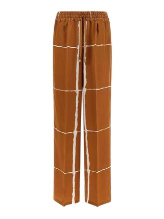Kiton Pantalons D&eacute;contract&eacute;s - Marron