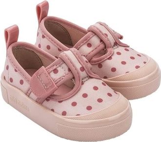 Melissa Mini Basic Print Bb Flache Sandale, Rosa, 24 EU
