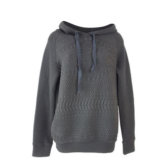 Maje Textured Cotton Hoodie Size S